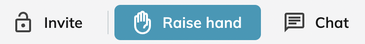 The raise hand feature, how does it work? – Support : Vectera